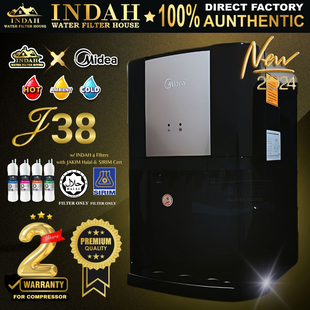 Midea Mild Alkaline Water Dispenser Hot Normal Cold J37 /J38 With 4 ...