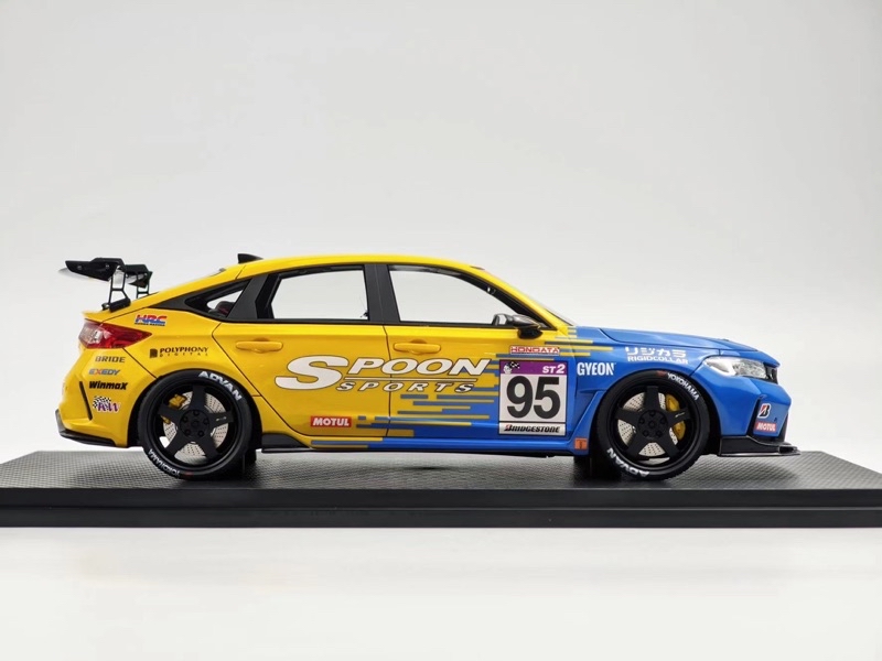 Diecast 1:18 Scale Honda Civic FL5 Spoon Resin Worldwide Limited ...