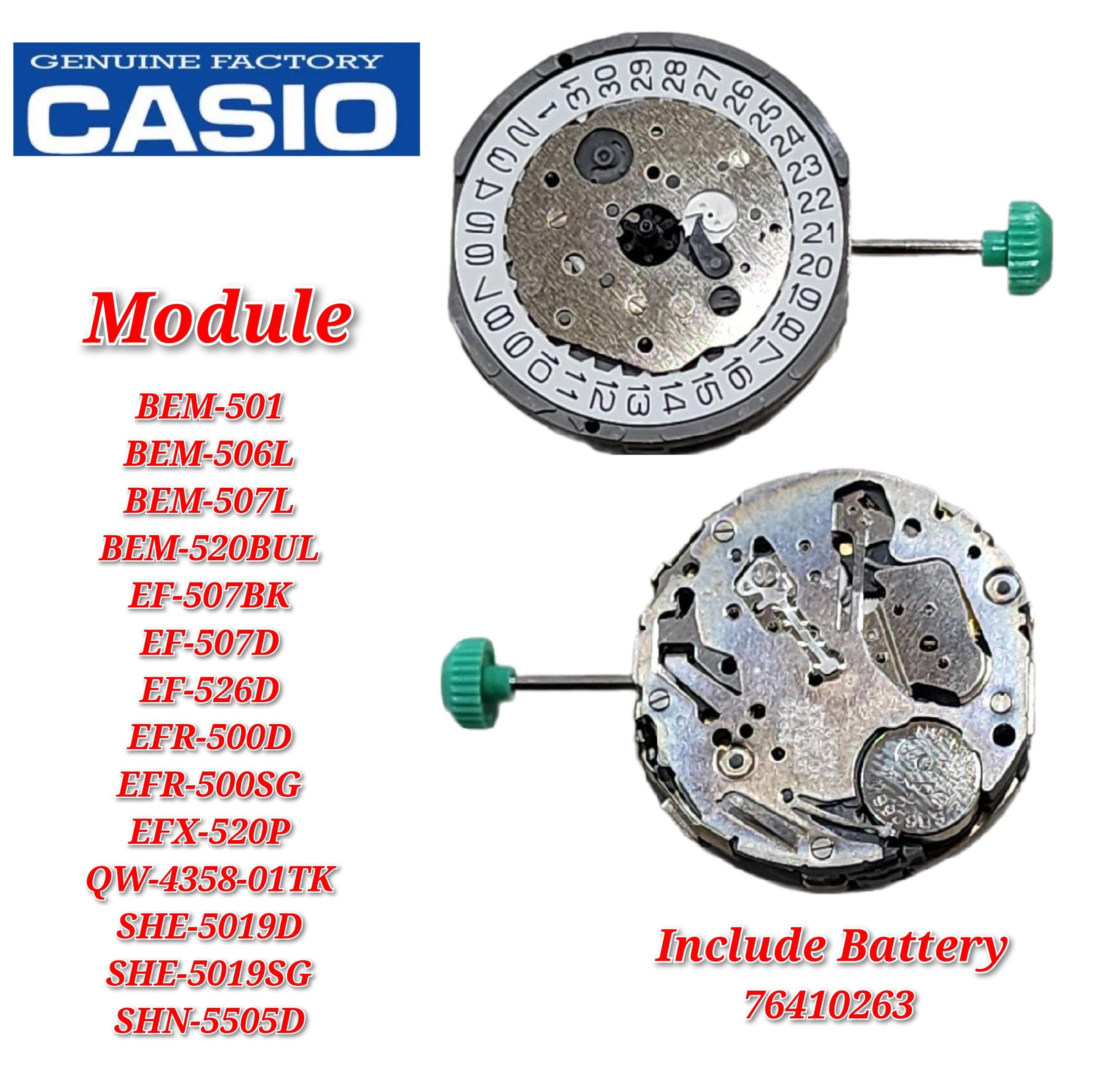 Casio EDIFICE /BESIDE and SHEEN Models Replacement Parts - MODULE ...