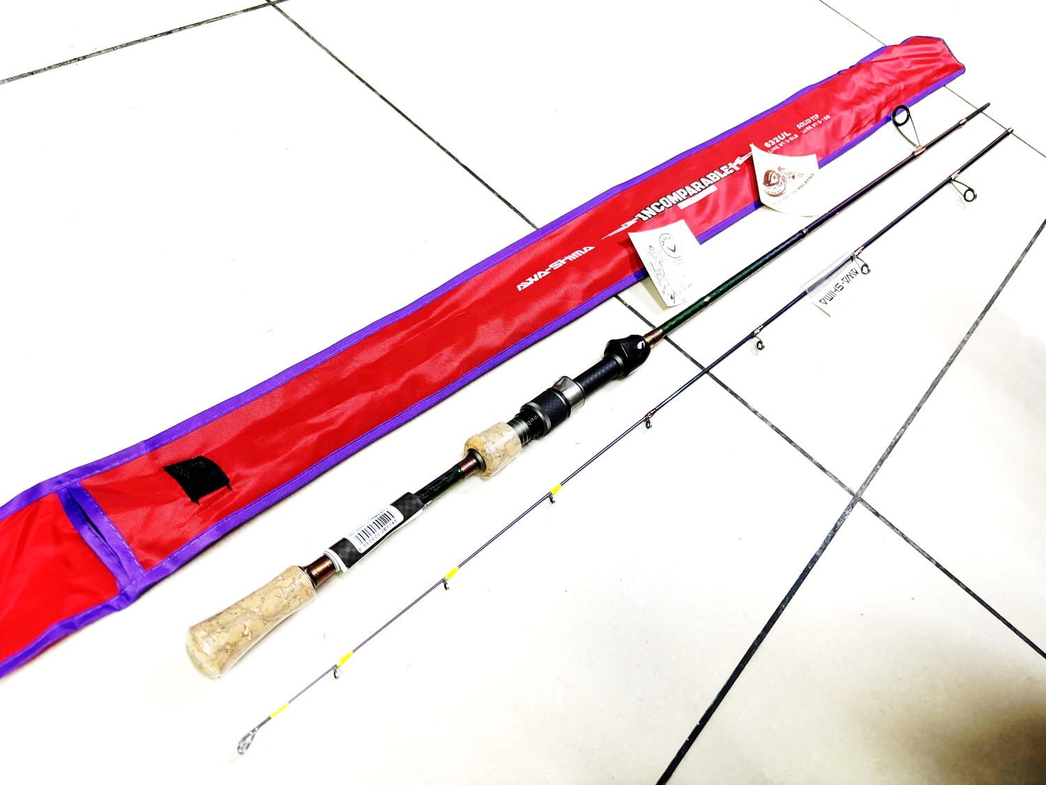 AWASHIMA 2024 INCOMPARABLE LIGHT GAME ULTRALIGHT (UL) FISHING ROD ...