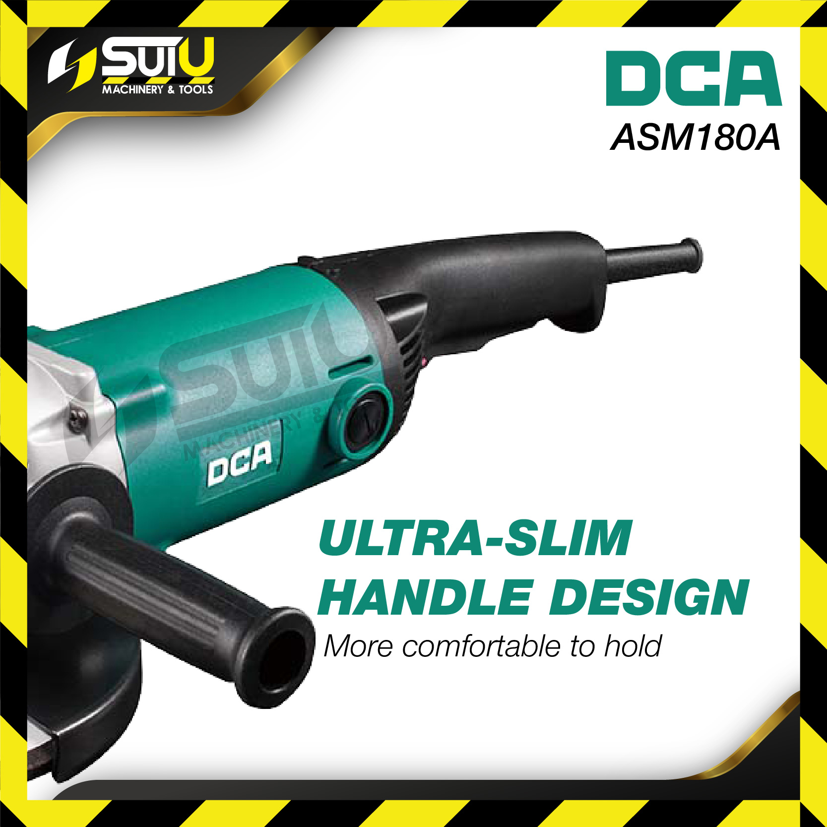 【100% ORIGINAL】DCA ASM180A 7" / 180MM Angle Grinder 2200W 8300RPM ...
