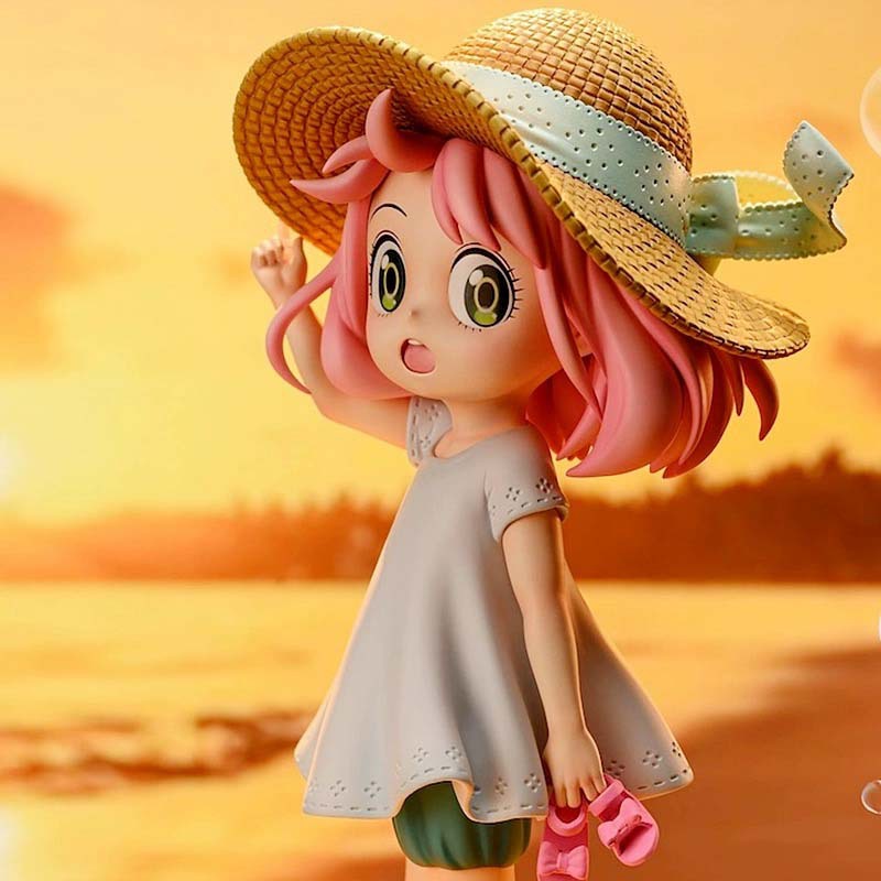 Spy x Family Beach Anya PVC Figure 间谍过家家 沙滩阿尼亚 PVC 手办 17CM | Shopee ...