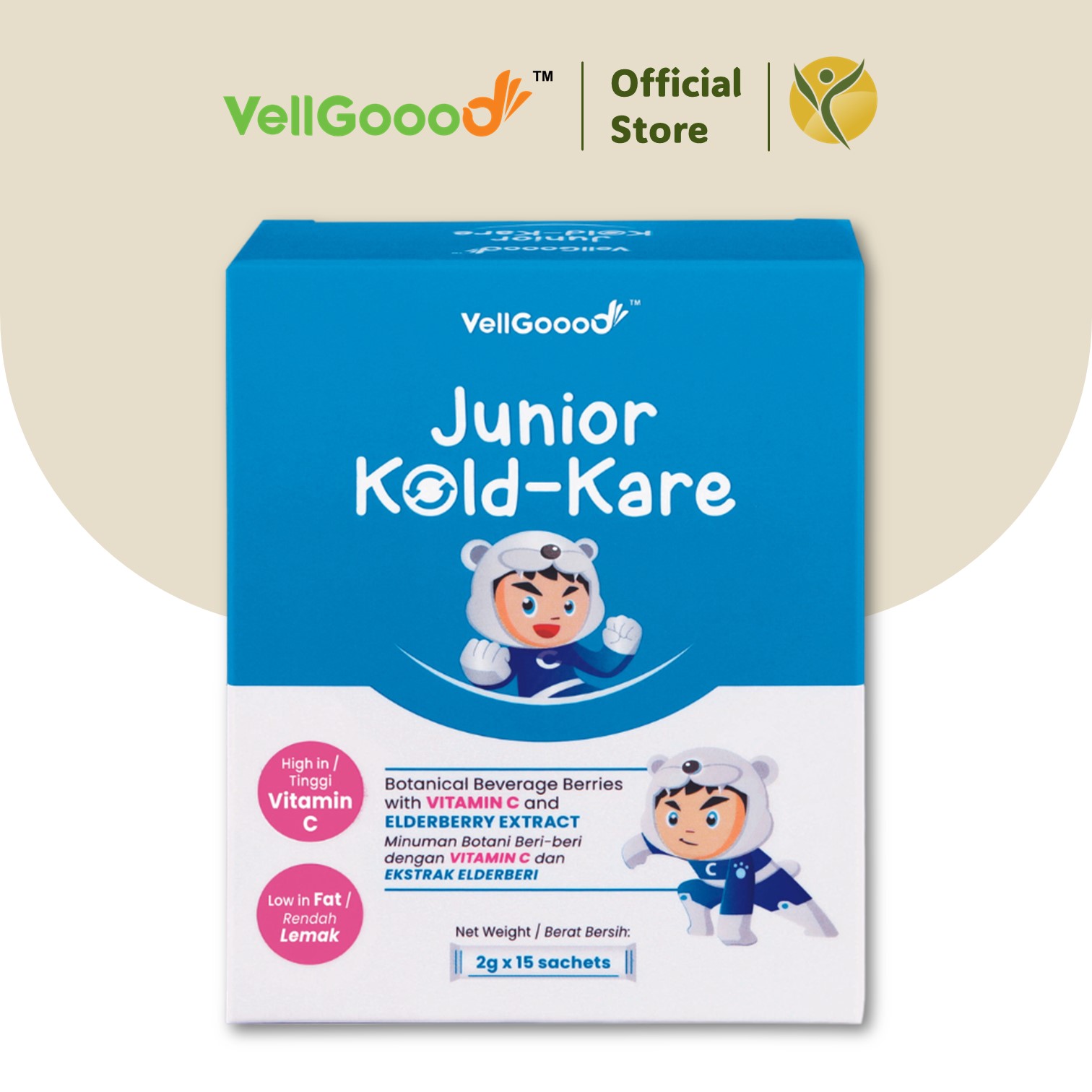 [NOT FOR SALES] VellGoood Junior Kold-Kare Kids Flu Cold (15's ...