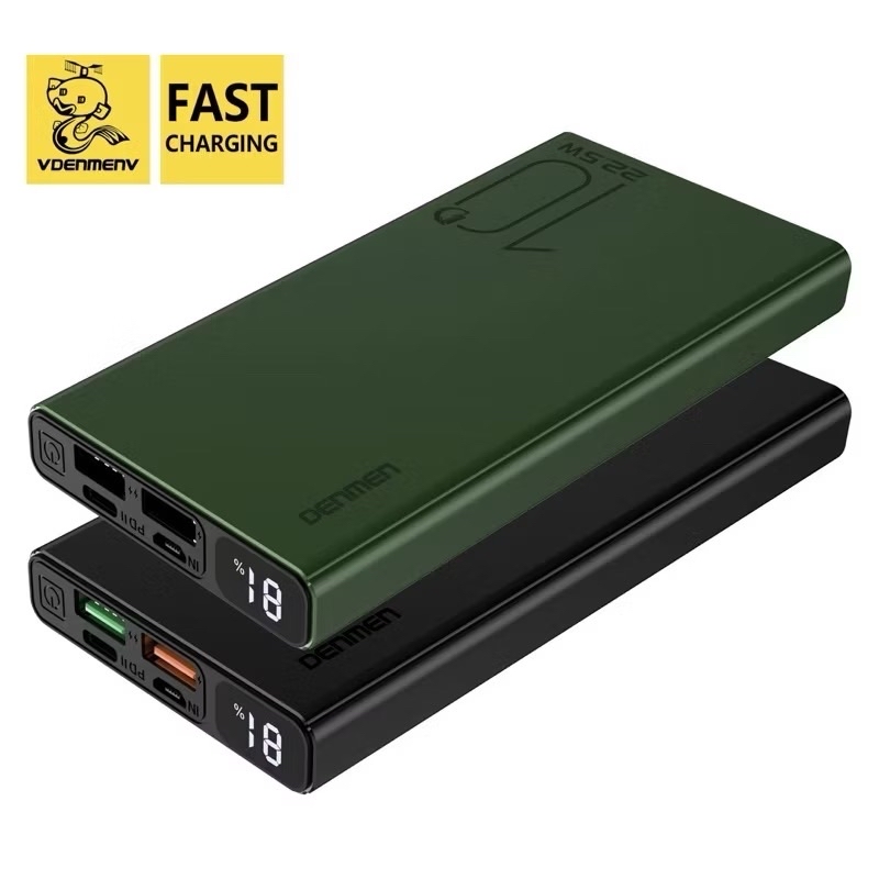 DENMEN FAST CHARGING METAL LED POWER DISPLAY POWER BANK (10,000mAh ...