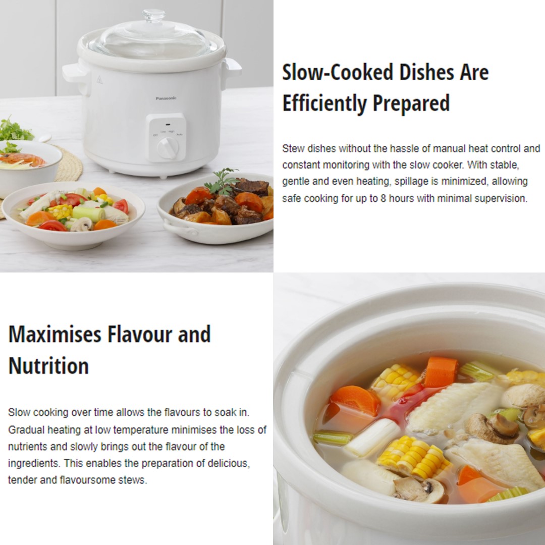 PANASONIC 5.0L Slow Cooker NFN51AWSK | Shopee Malaysia