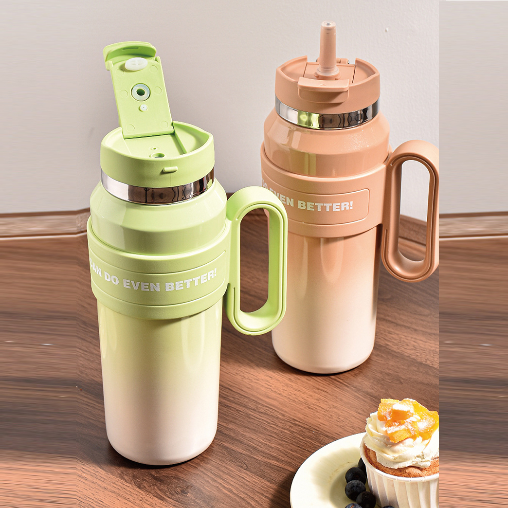 Cille Dodge 900ml Mug Design With Straw Handheld Ceramic Liner ...