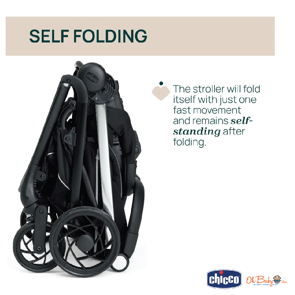 Chicco One4Ever Lounge Self Folding Two Ways Facing Stroller [Free ...