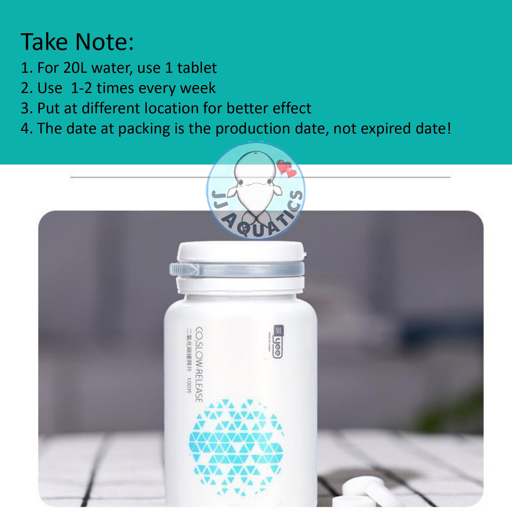 🔥Ready Stock🔥 YEE Carbon Dioxide CO2 Tablet For Water Plants Aquascape ...