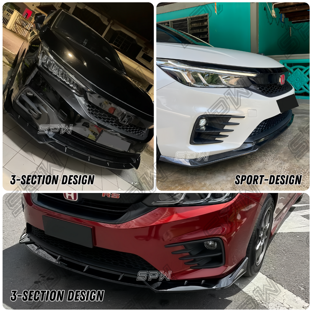 Honda City Sedan / Hatchback (2020-2022) Front Lip Front Bumper Lip ...