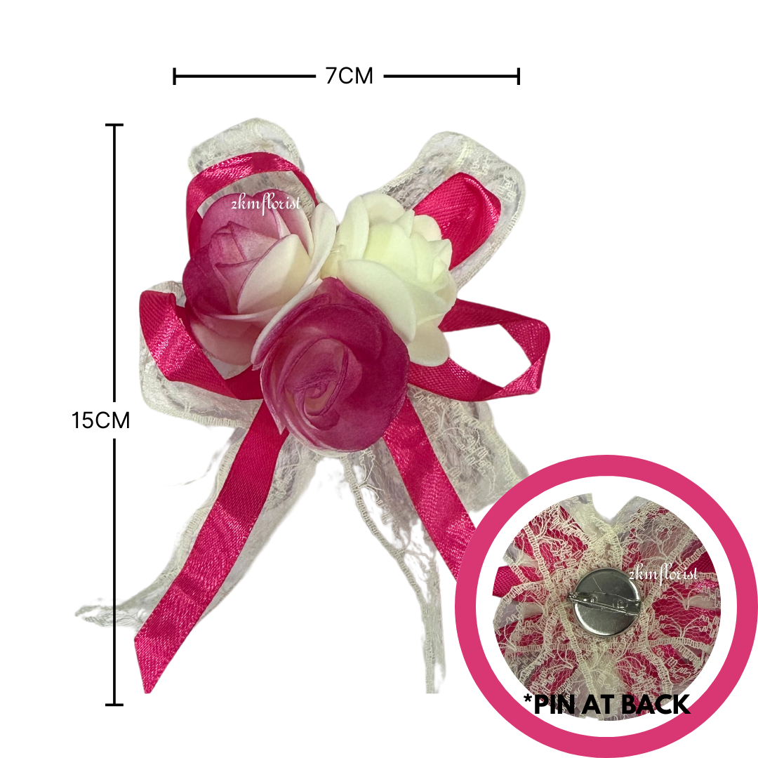 (10PCS) ROZET BUNGA Kendarat Rewang Kahwin kenduri jamuan hantaran ...