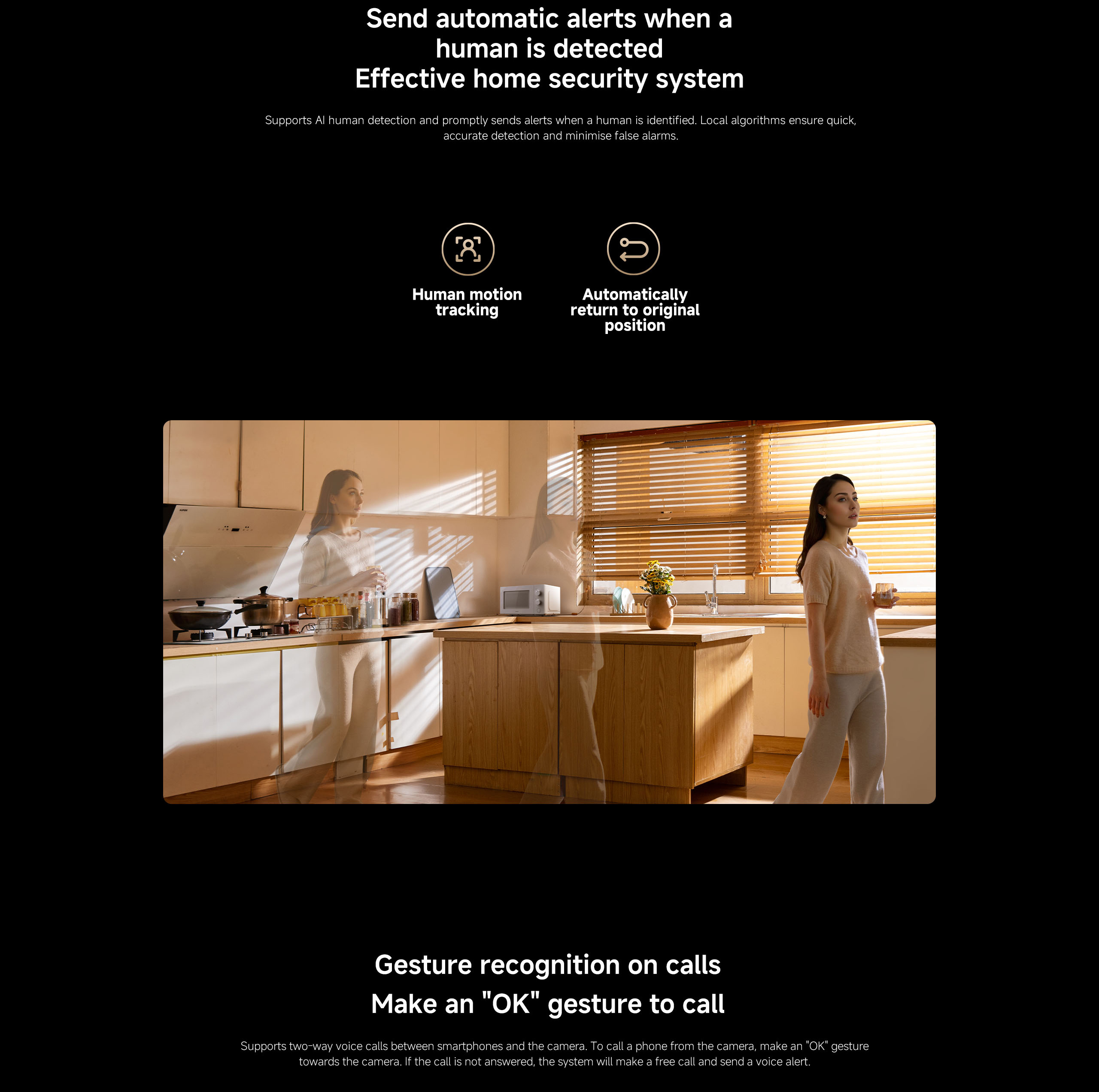 Xiaomi Smart Camera C700 4K ultra-HD images/8MP camera/Flagship AI chip ...
