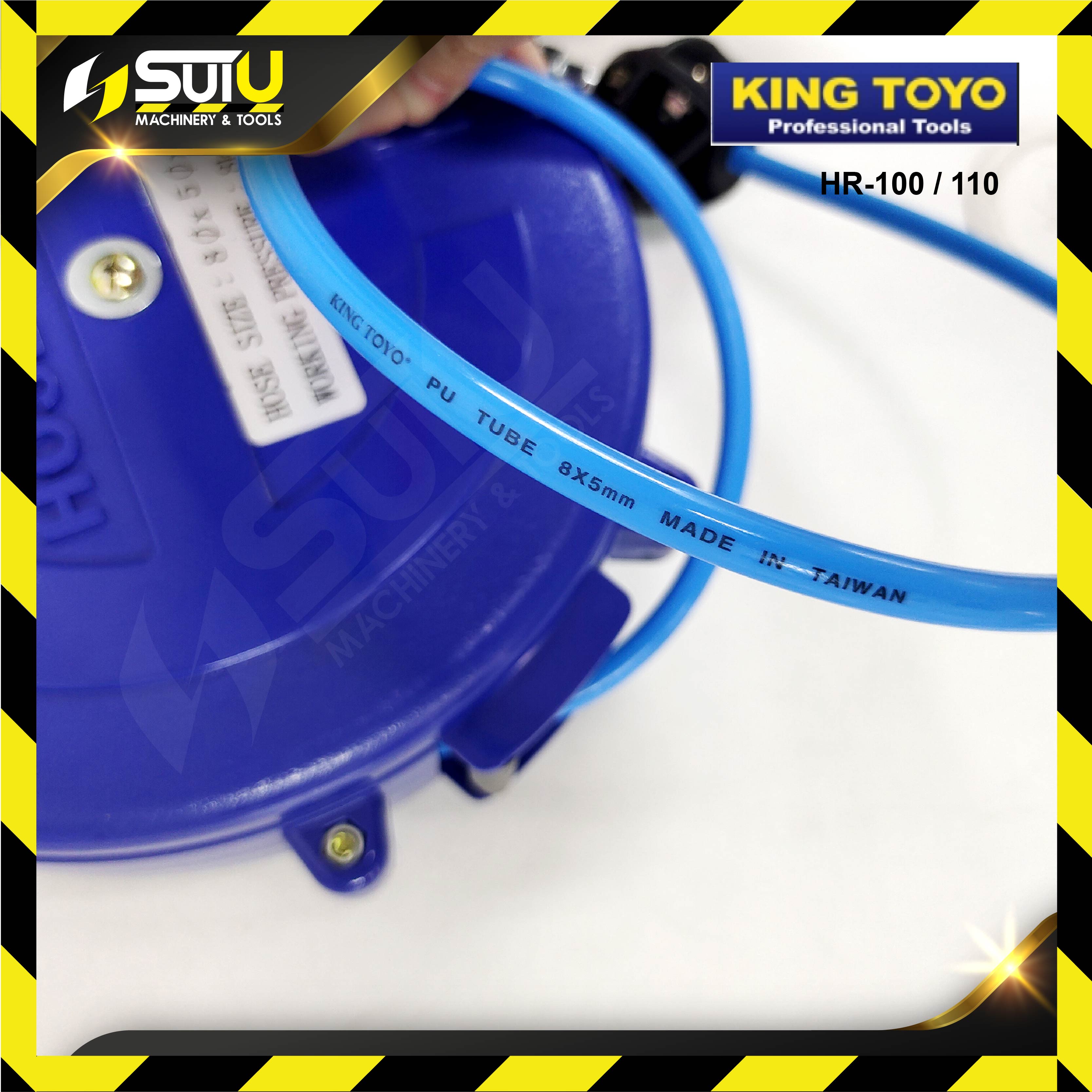 KING TOYO HR-100 / HR100 / 110 8x5MM Air Hose Reel 10M | Shopee Malaysia
