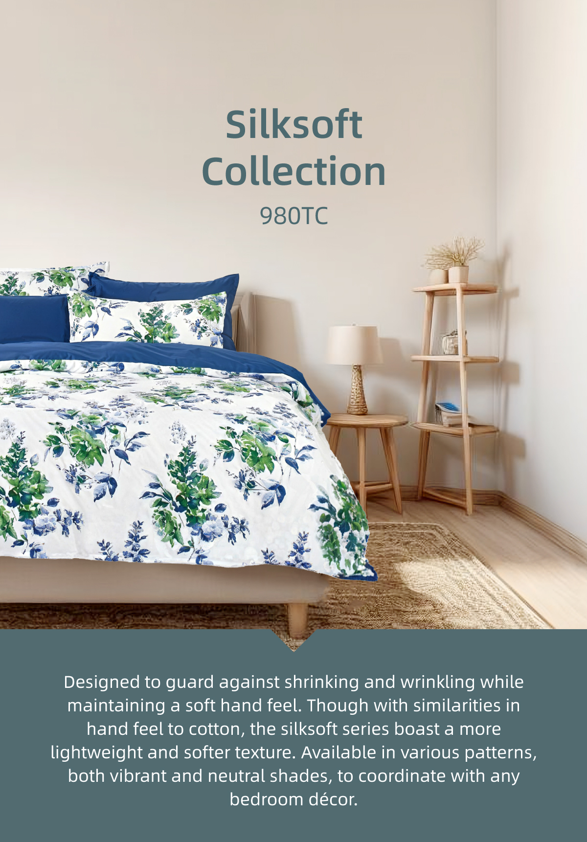 Epitex (Quilt Cover Set) 980TC Silkysoft Bedsheet | Microfiber Bedset ...