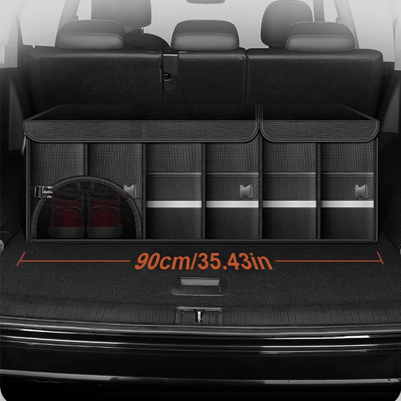 【SPOT】Car Boot Organiser 36/72/92/112L Foldable Storage Box 1680D ...