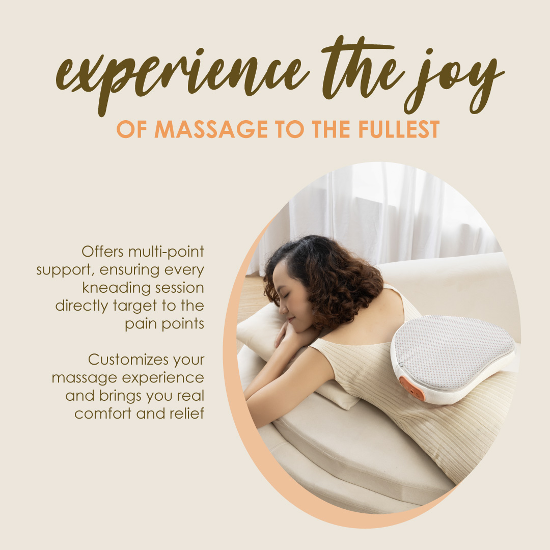 [MYNT] Feelax Neck & Back Pillow Massager Powered by Ogawa | Shopee ...
