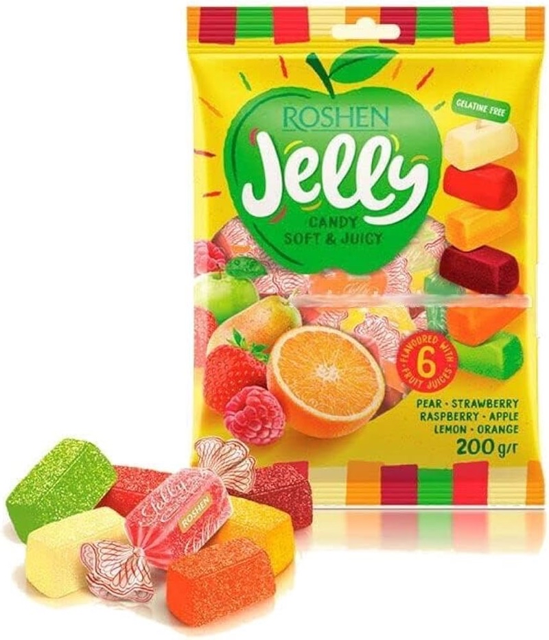 ROSHEN MIX FRUIT JELLY GUMMY TASTY SWEET GUMMIES 1KG | Shopee Malaysia