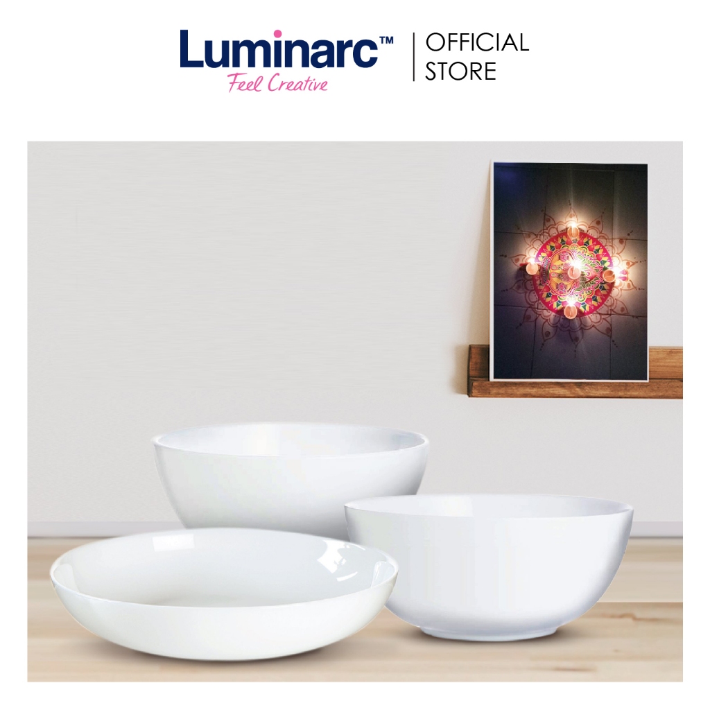 Luminarc 18Pcs Diwali Granit Dinner Set - (18 Pieces) [Model: P2921 ...