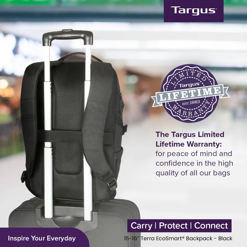 Targus 15-16” Terra EcoSmart Backpack - TBB649GL-70 | Shopee Malaysia