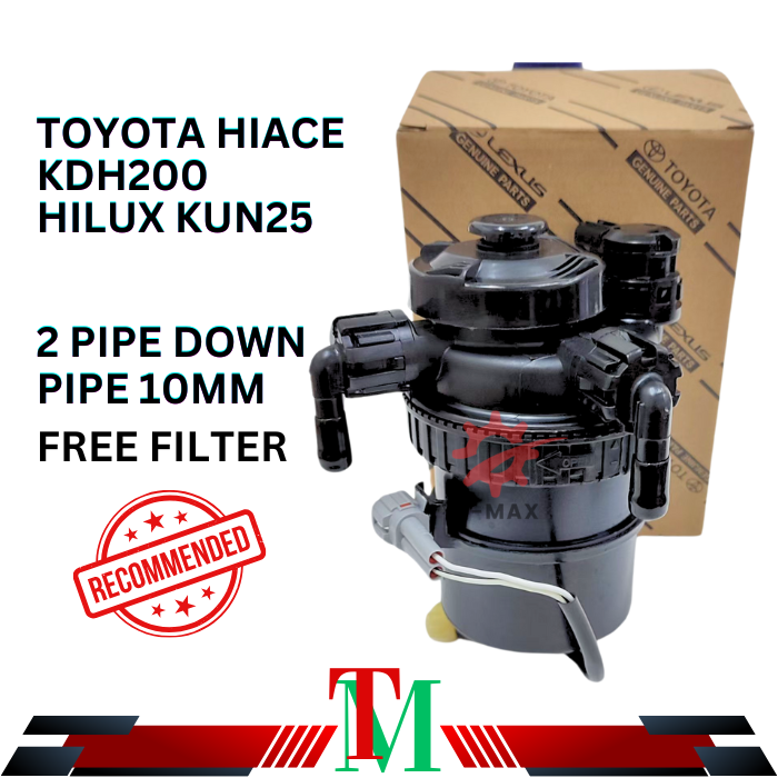 TOYOTA HIACE KDH200, KUN25 KUN26 (2 PIPE DOWN 10MM) FUEL FILTER ASSY ...