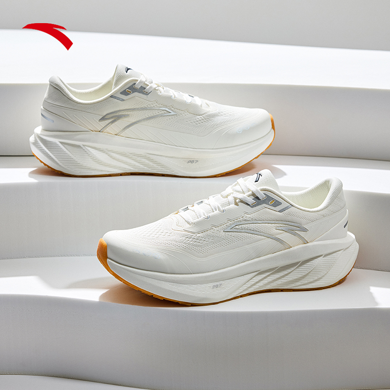 ANTA MEN FLOW PG7 Running Shoes 1124D5504-1 -White/Silver (Kasut Larian ...