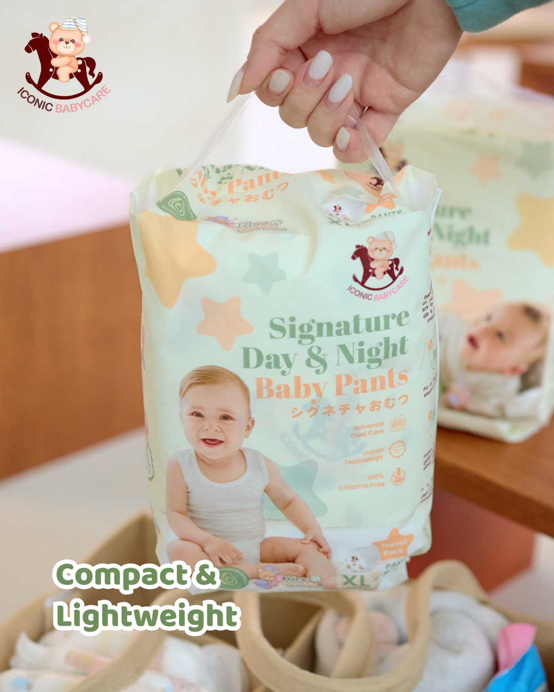 [Travel Pack] Iconic Babycare Ultraslim Day-Use /Signature Day & Night ...