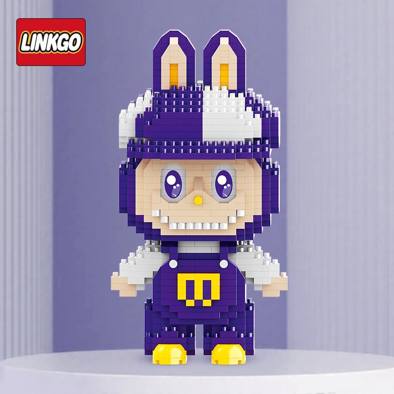 Labubu Building Blocks Lego Dolls Cartoon Monsters Tom & Jerry Assembly ...