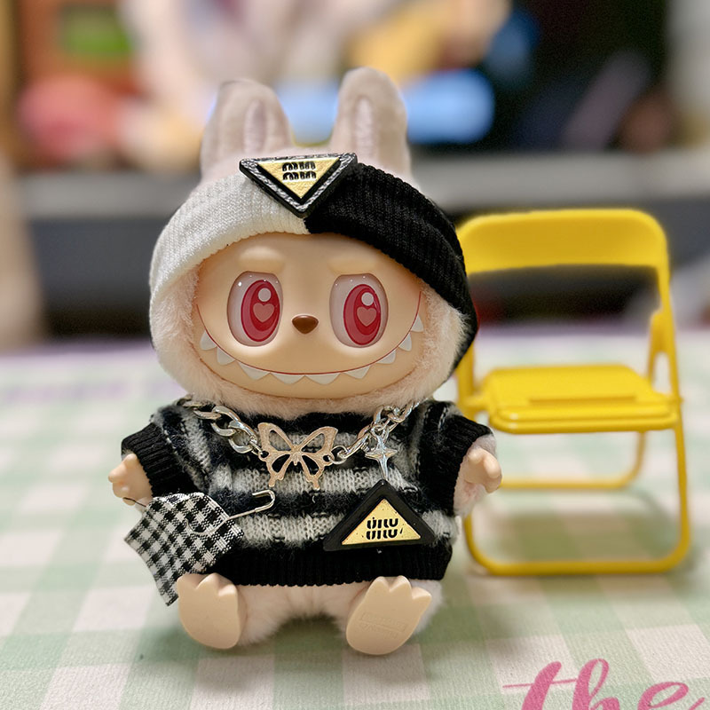 Labubu Clothes 17cm 拉布布 娃衣 一代 二代 1st 2nd Generation Case Casing Deco ...