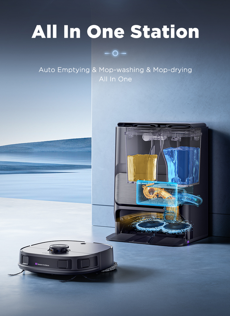 Midea V12 Robotic Vacuum Cleaner With Hot Air Drying | Shopee Malaysia