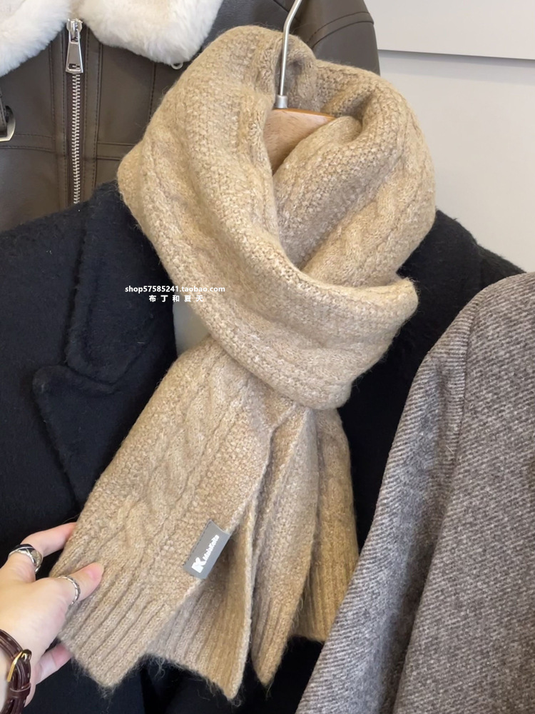Winter Scarf Woman Cashmere Mafla Wool Autumn Scarf Winter Shawl Woman ...