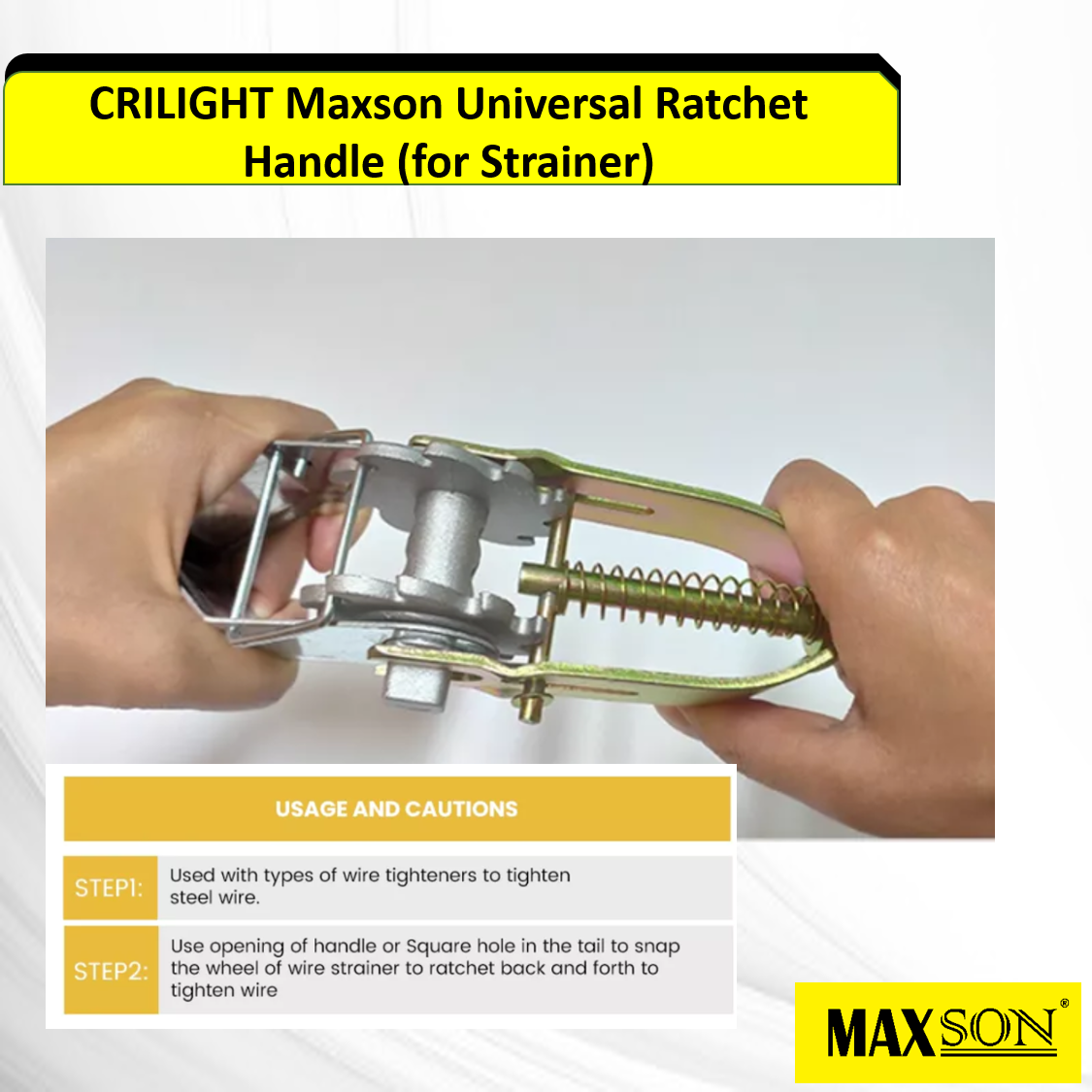 CRILIGHT Maxson Universal Ratchet Handle (for Strainer) | Shopee Malaysia