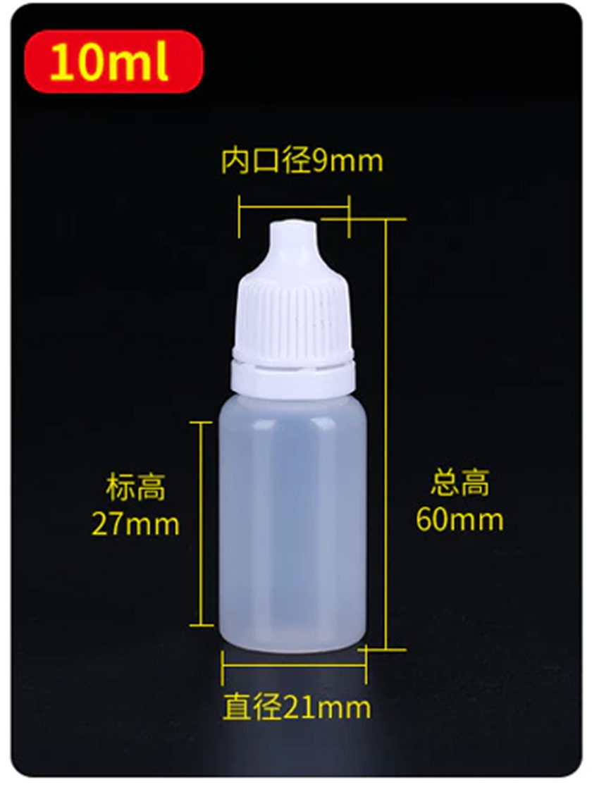 10ml Squeezable Eye Drop Bottle, Eye Drop Dropper, Plastic Bottle come ...