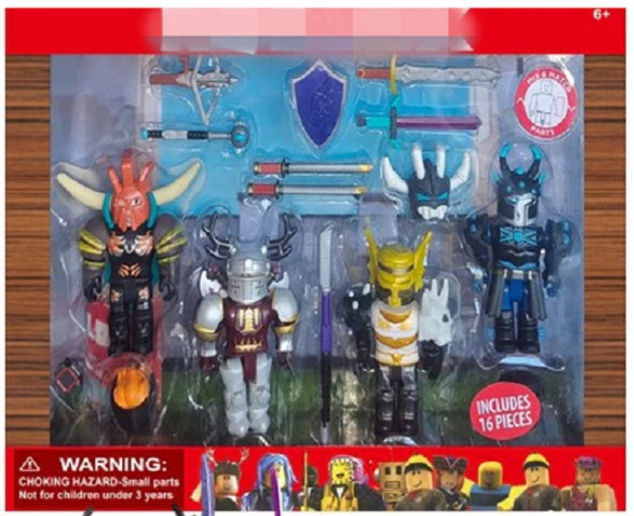 Minifigure Roblox Blocks Virtual World Action Model Figurines ...