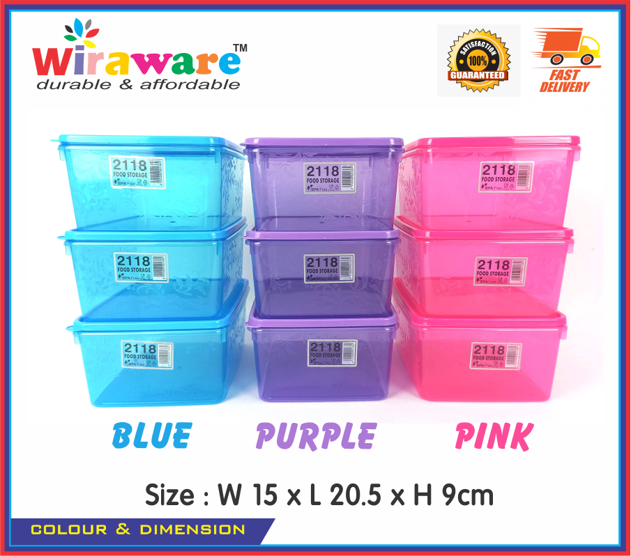 BPA FREE Premium Food Container, Food Storage, Bekas Makanan, Bekas ...