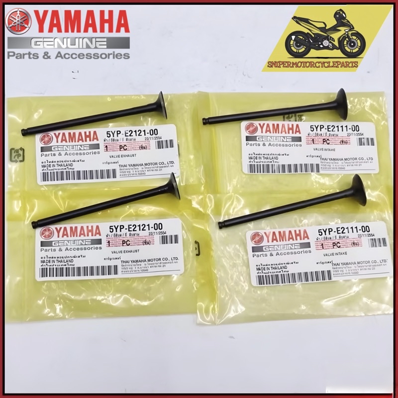 LC135 Y15 Y15Z FZ150 FZ LC Y15 INTAKE & EXHAUST VALVE ENGINE VALVE SET ...