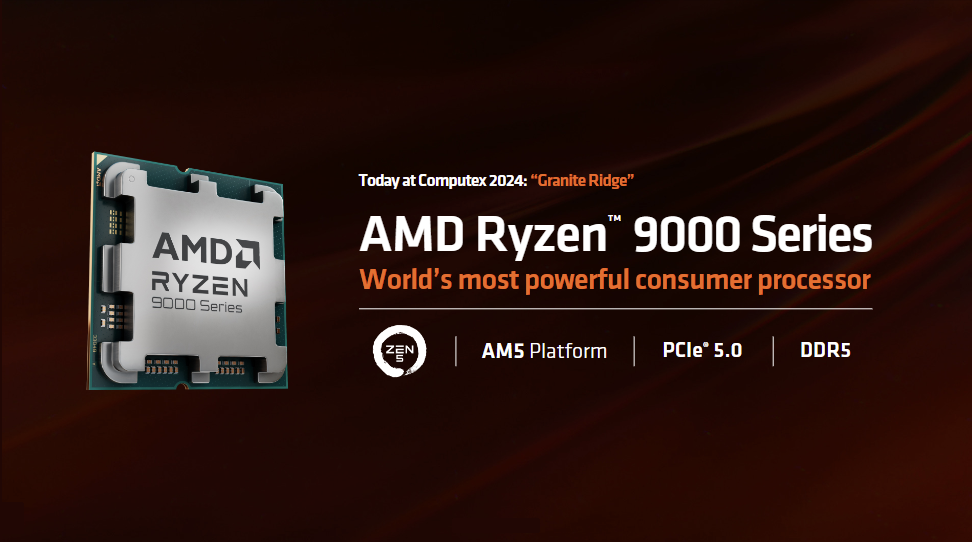 AMD Ryzen 9000 Series Processors - R5 9600X / R7 9700X / R9 9900X / R9 ...