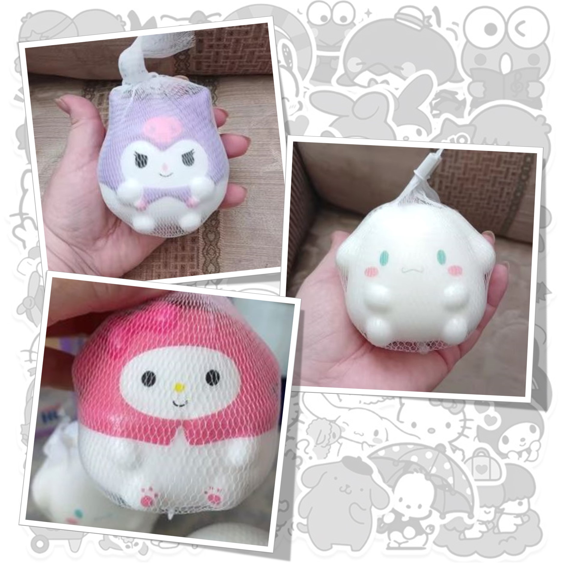 3IN1 SANRIO SLIME & SQUISHY SENSORY TOOLS KIT BOX - BIRTHDAY BOX DIY ...