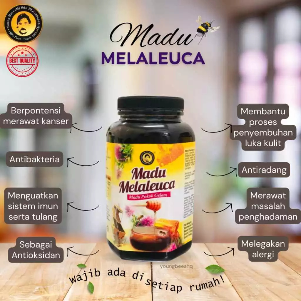 YOUNG BEES MELALEUCA HONEY Madu Pokok Gelam | Shopee Malaysia