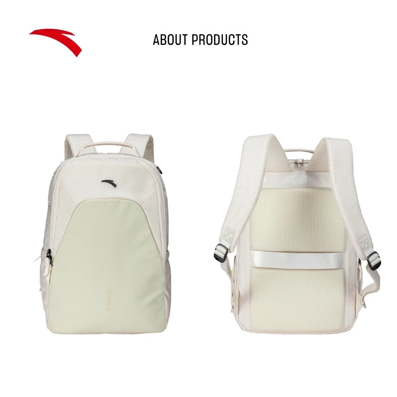 ANTA UNISEX Backpack 1924C7153-2 -White (Beg Uniseks) | Shopee Malaysia