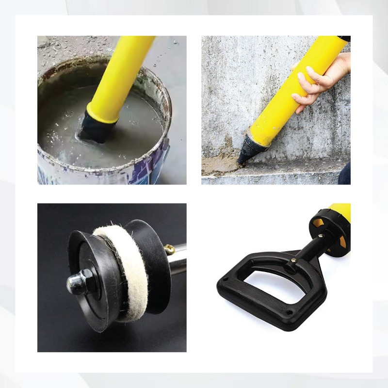 Cement Mortar Gun Grouting Cement Caulking Gun With 4 Nozzle Grouting ...