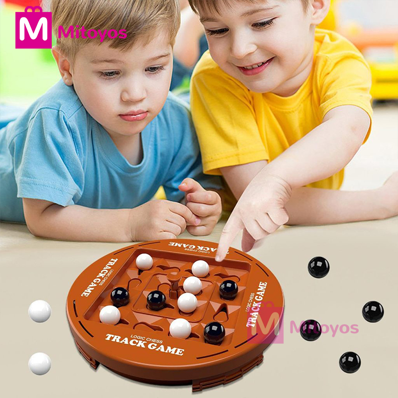 Mitoyos Logic Chess Track Game Fun 2 Player Board Games Intelligence ...