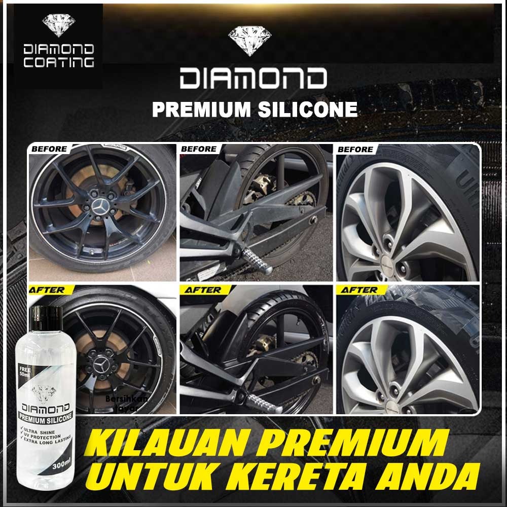 DIAMOND BUNDLE E (Diamond Coating + Silicone Wax Grade A) -Ceramic Car ...