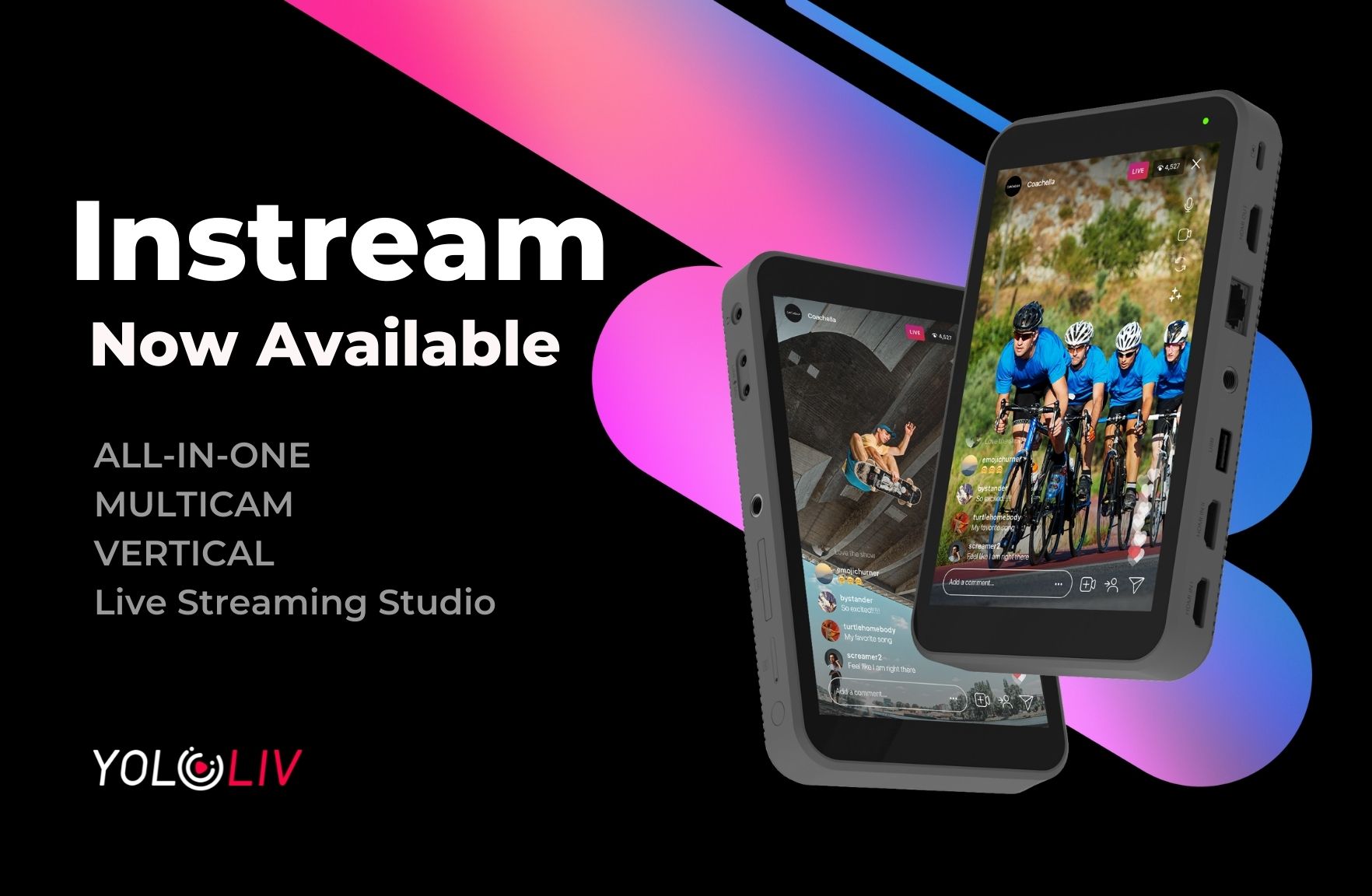 (READY STOCK) YoloLiv YoloBox Instream - All-In-One Multicam Vertical ...