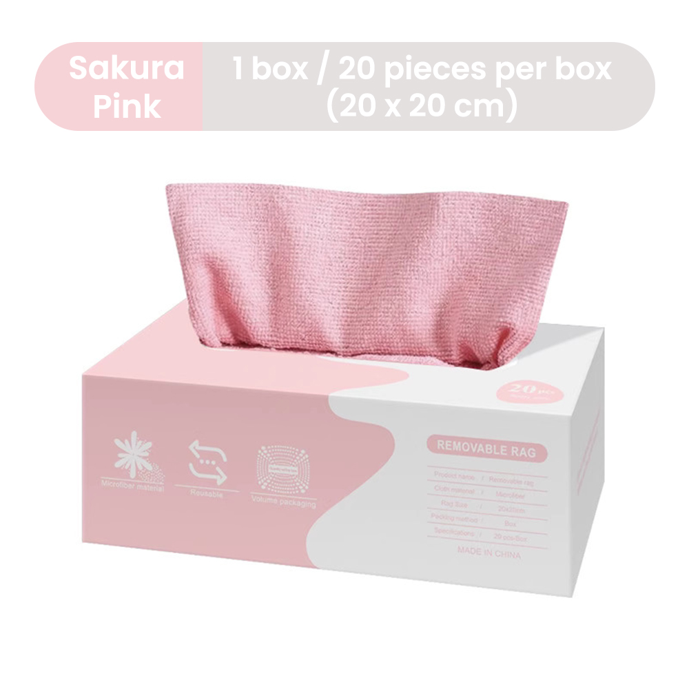 (MY) Microfiber Cleaning Cloth Disposable Tissue - Super Absorbent ...