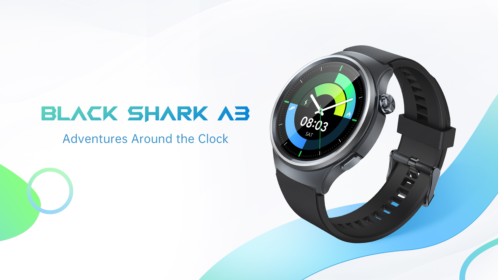Black Shark Watch A3 Smartwatch | Bluetooth ENC | 3 ATM Water ...