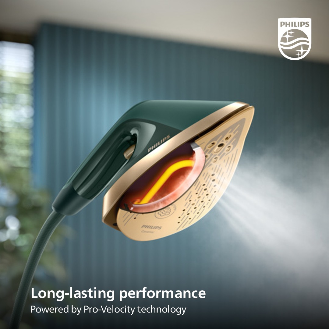 [NEW] Philips All In One Iron 6000 Series Stand Steamer Garment Care ...