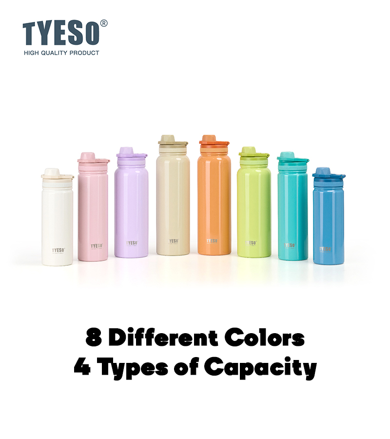 Tyeso New Tumbler Thermos Bottle With Handle 600/750/1050/1200ml Water ...