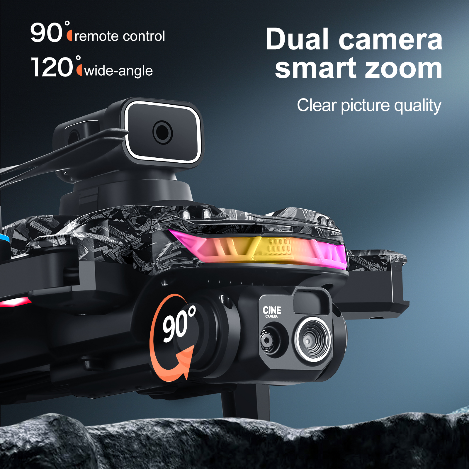 S160 Drone with screen display 4K HD drone obstacle avoidance ...