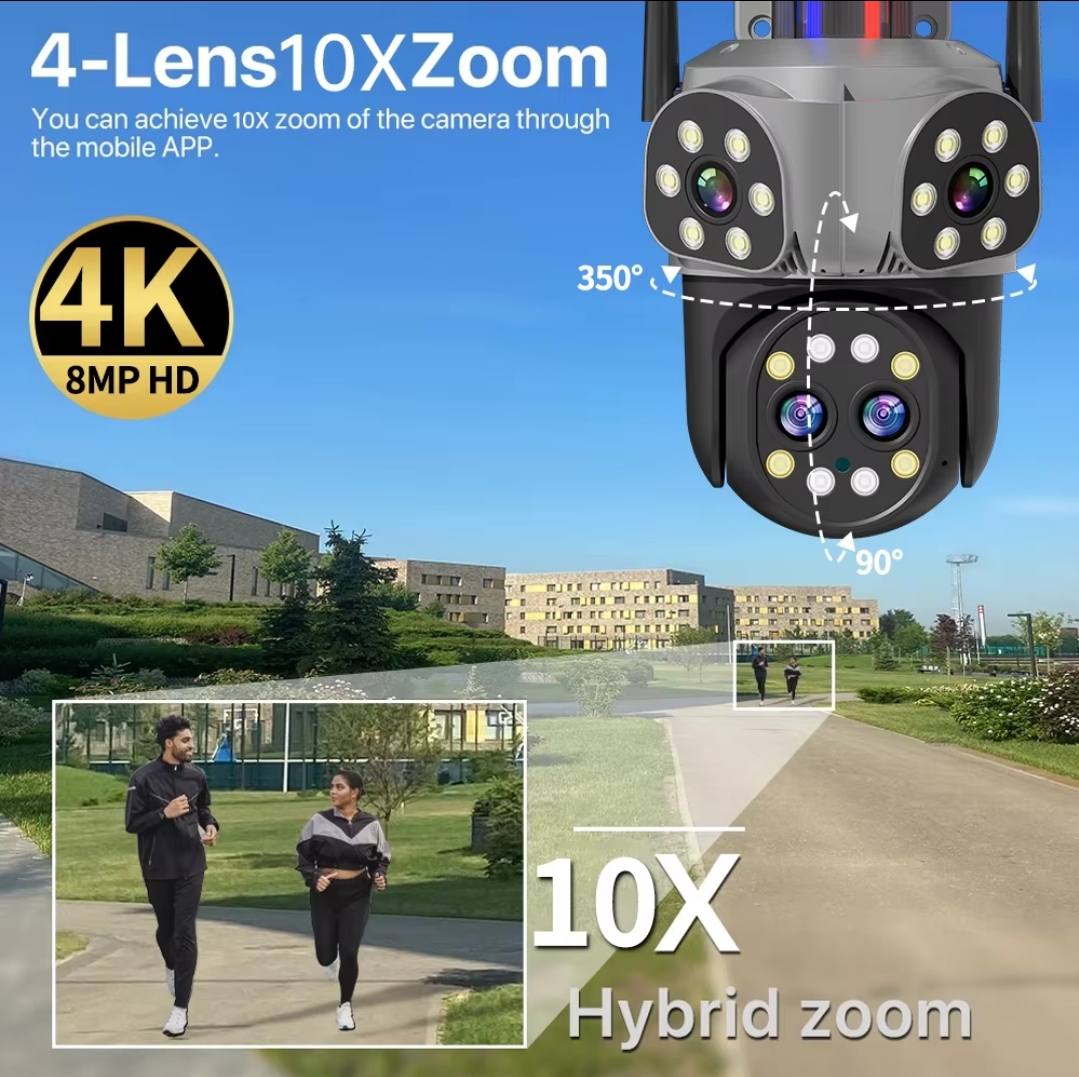 [NEW ARRIVAL] Carecam Pro 8MP 4K 10x Optical Zoom 4 Lens 3 Screen Wide ...