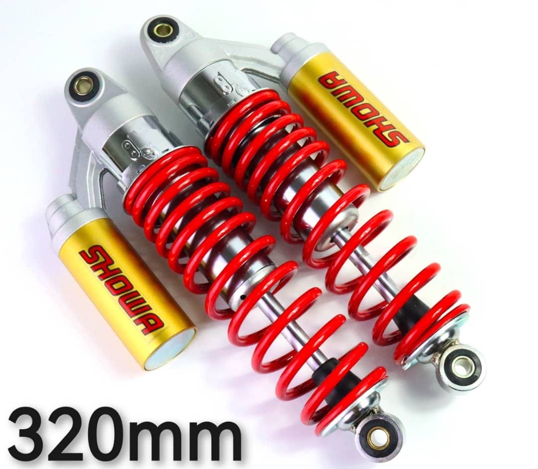 SHOWA ABSORBER EX5 RXZ W125 KRISS DASH W110 GT128 SHOWA ABSORBER 320M RED Wave125 Wave110 ...