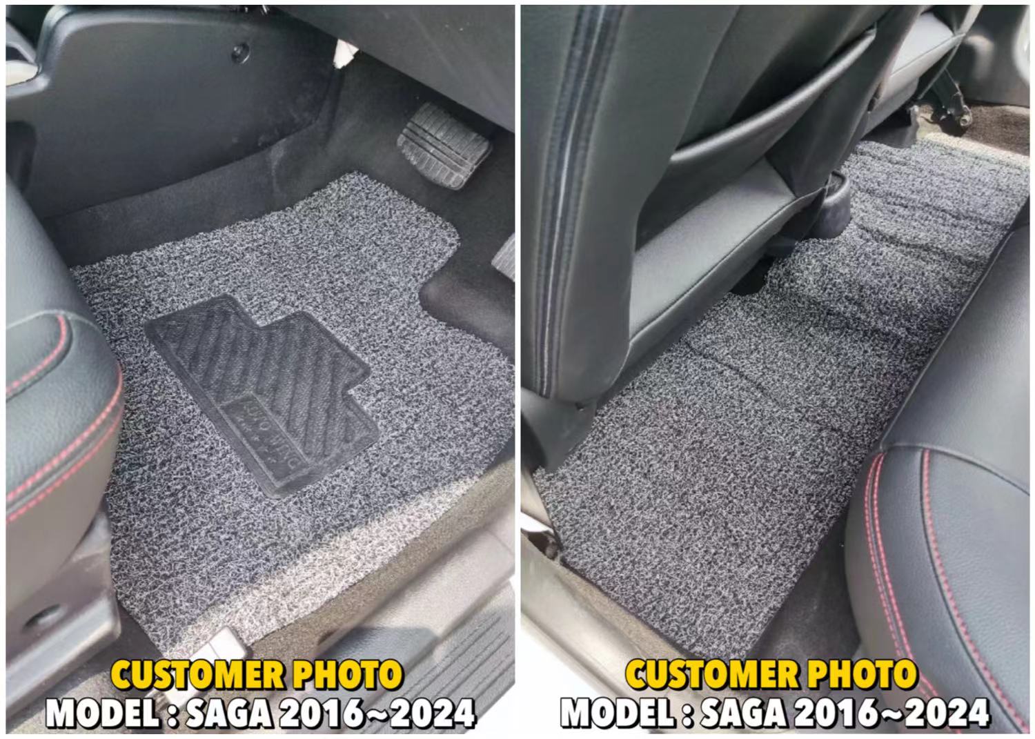 5Pcs/Set Carpet Perodua Myvi Years 2012~2017 12MM & 18MM Anti Slip Coil ...